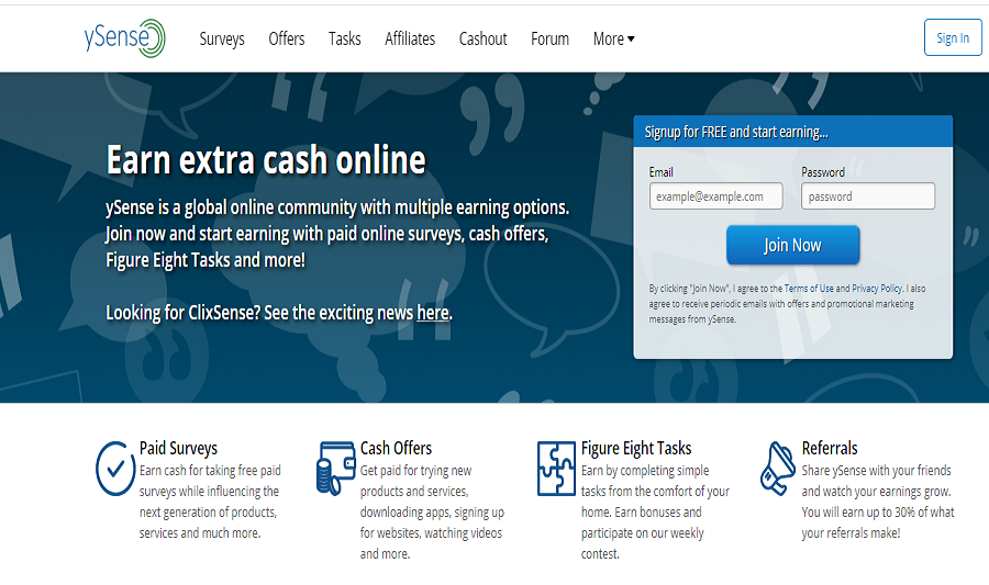 How To Make Money From Ysense Website » rktechtips